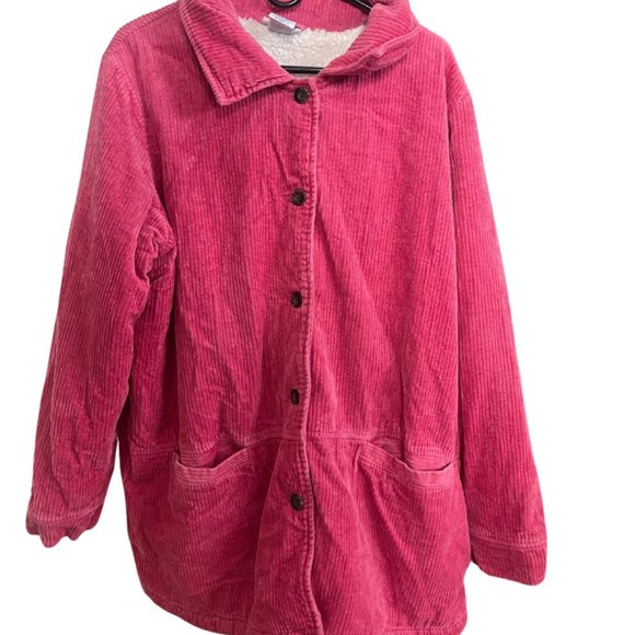 Blair | Jackets & Coats | Vintage Blair Pink Corduroy Sherpalined ...